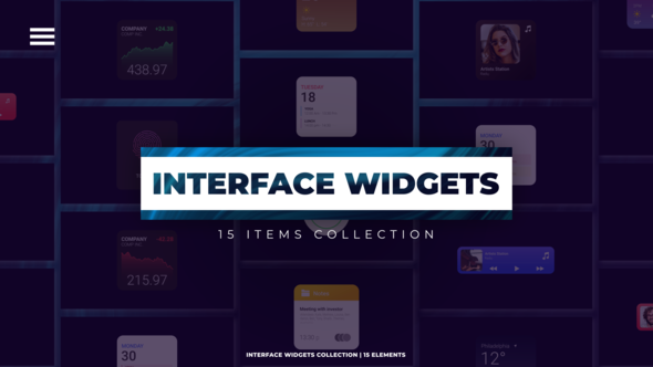 Interfaces Widgets, After Effects Project Files | VideoHive